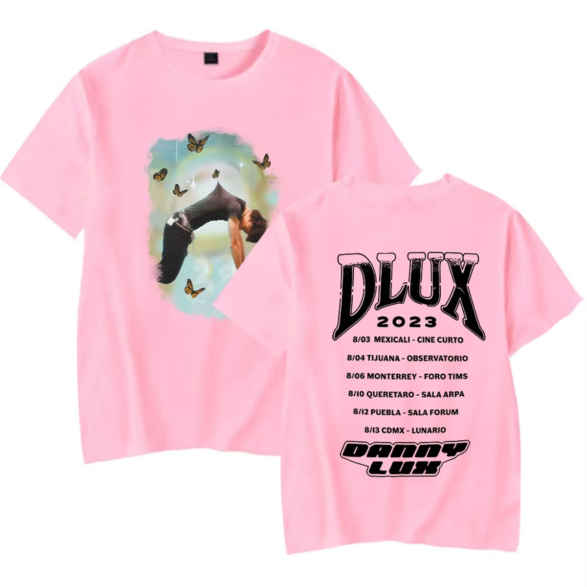 DannyLux Lux 2024 Tour T-Shirt Women Men Crewneck Short Sleeve Fashion ...