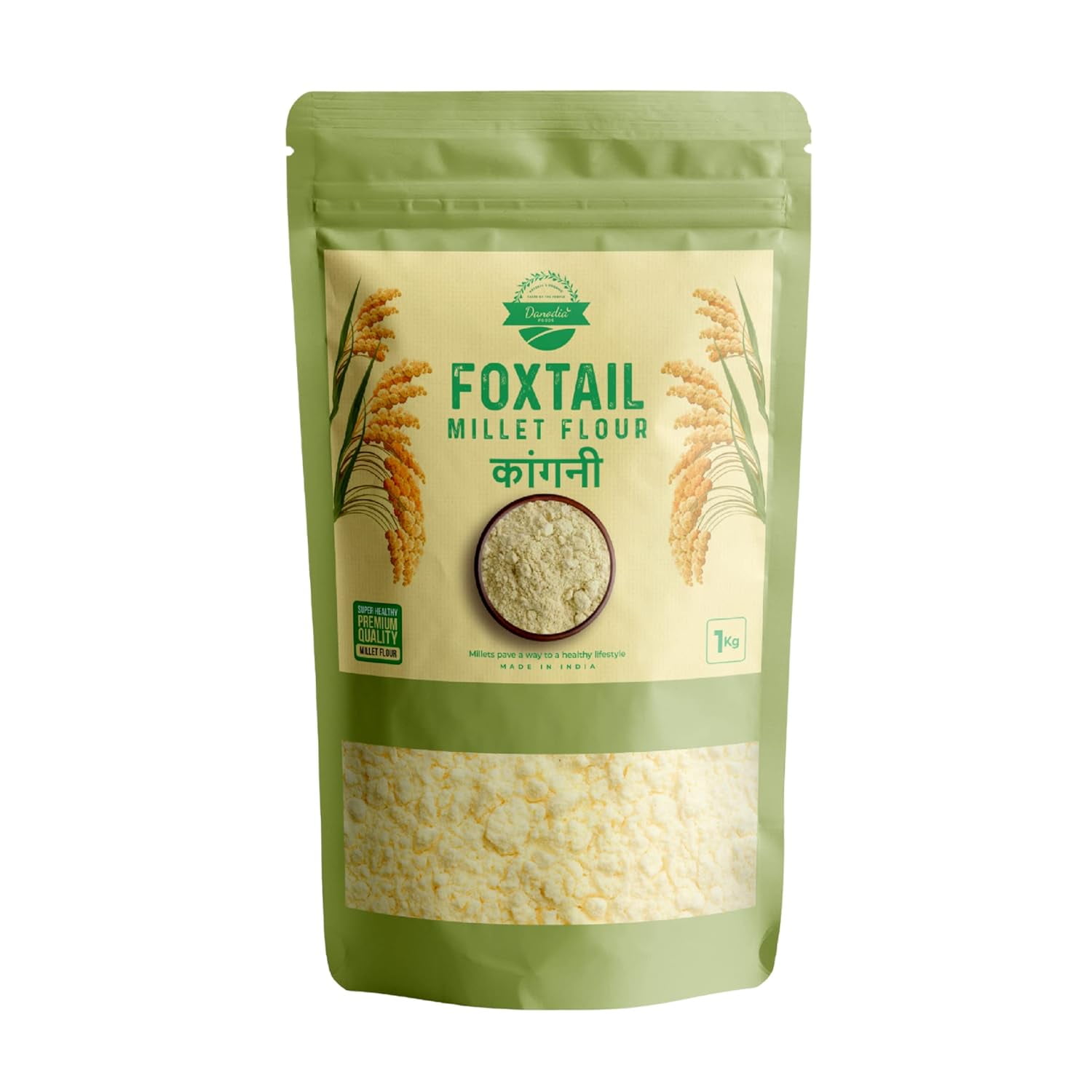 Danodia Foods Foxtail Millet Flour (Kangni), Replaces Wheat Flour 950g - Walmart.com