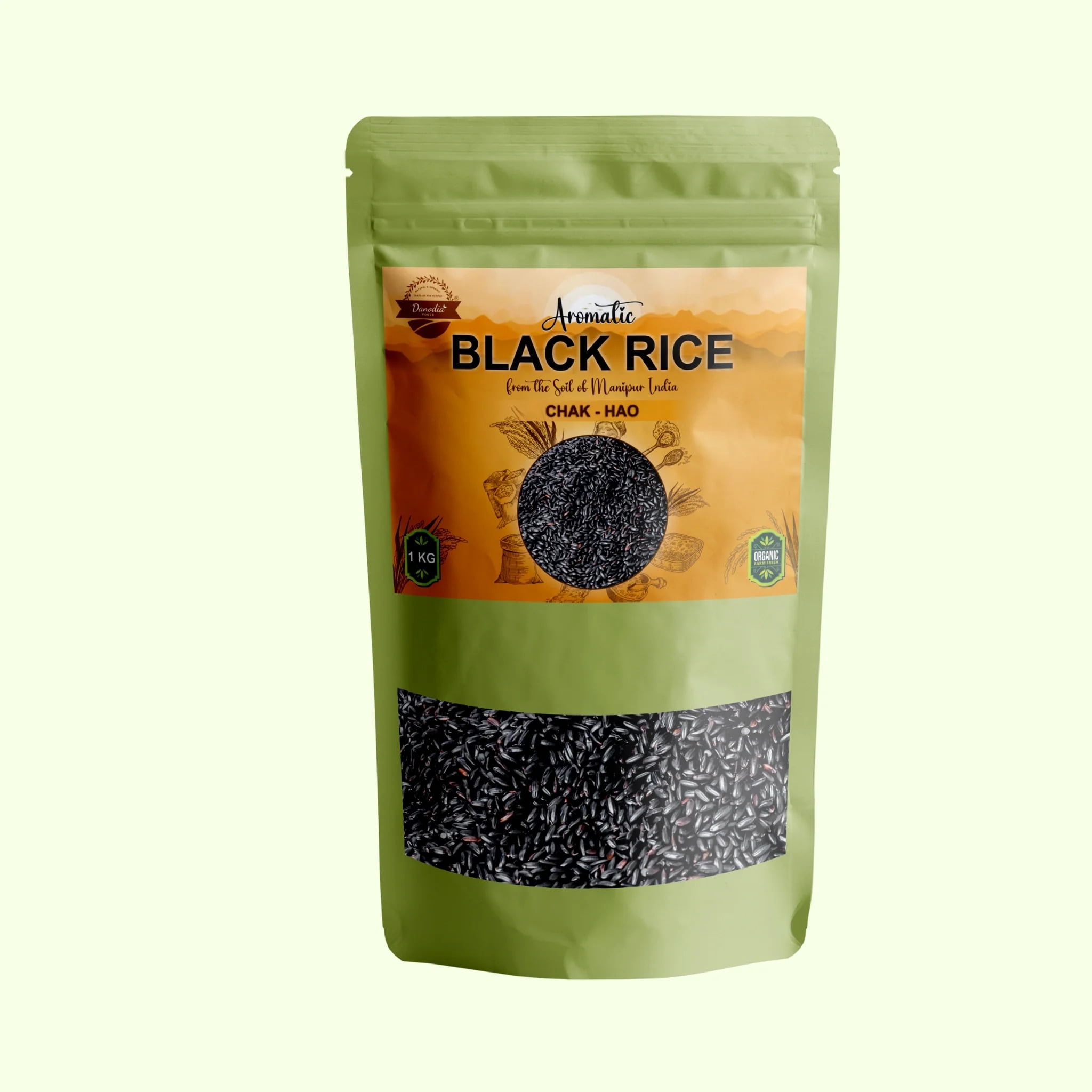 Danodia Foods Manipuri Black Rice/Forbidden Rice (2lbs/950g ...