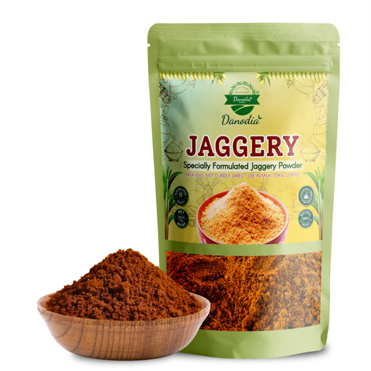 Danodia Foods Organic Jaggery Powder 2lbs/950g, Non GMO, Chemical Free ...