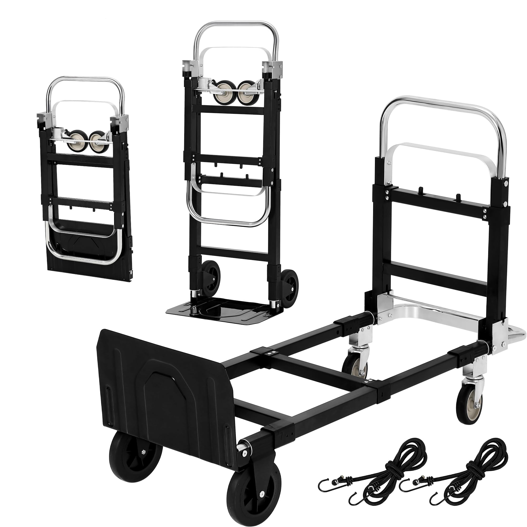 Danolapsi 2 in 1 Convertible Hand Truck Dolly,660lbs Load Capacity ...
