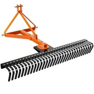 Luku 5FT Tractor Landscape Rake, 360 Degree Rotation Tow-Behind ...