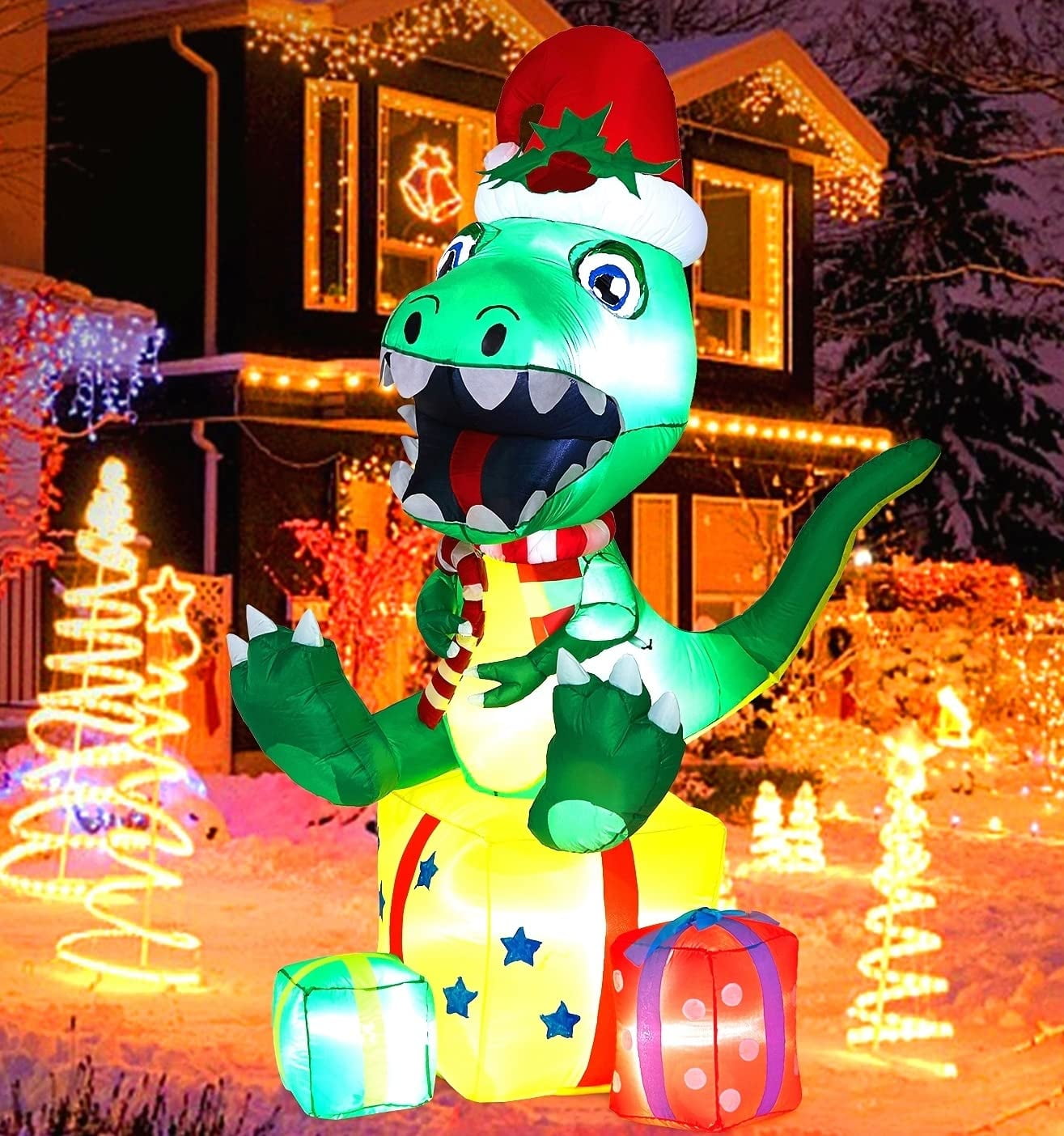 Danolapsi 5ft Christmas Inflatable Yard Decorations Inflatable ...