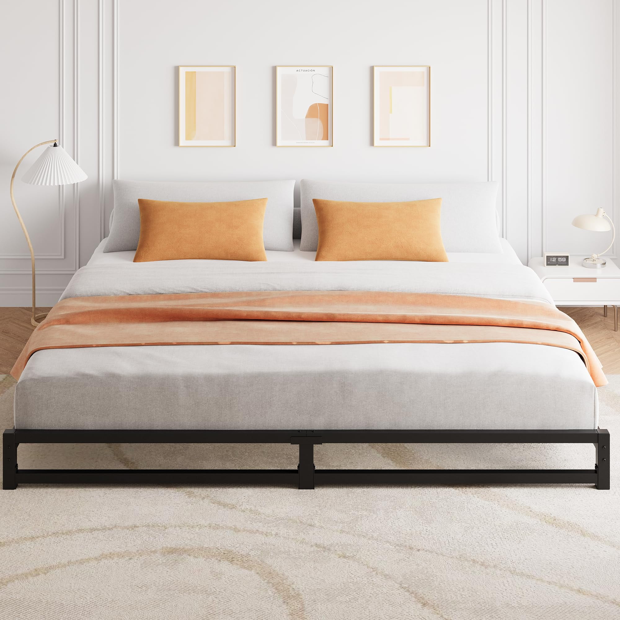 Danolapsi 6 Inch twin/full/queen/king Size Metal Platform Bed Frame ...
