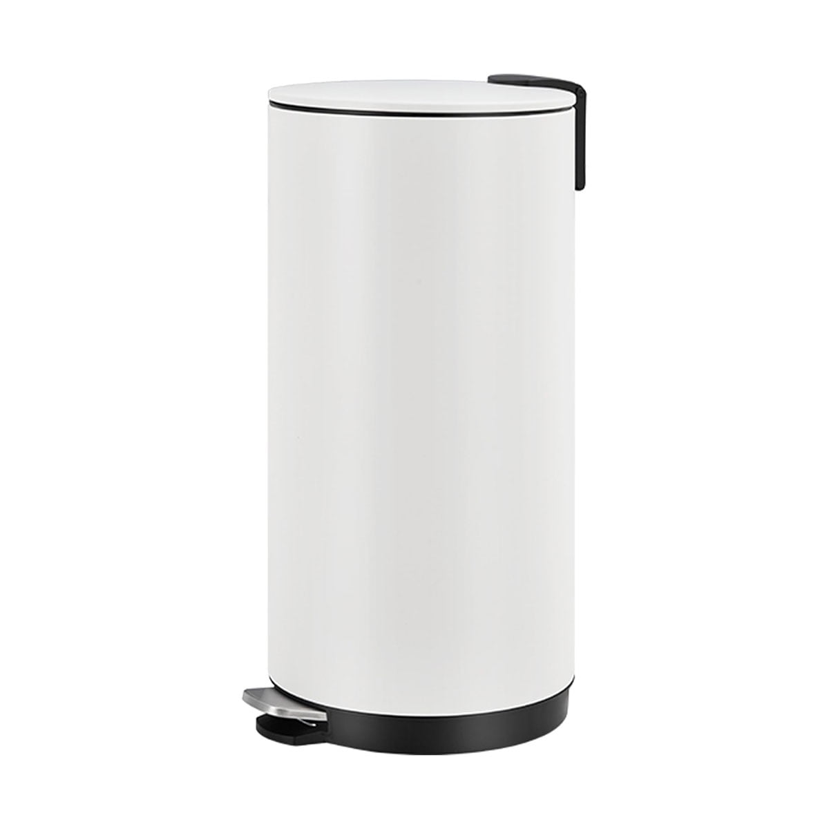 Danolapsi 8 Gallon (30L) Step Trash Can, Round Bathroom Garbage Can ...
