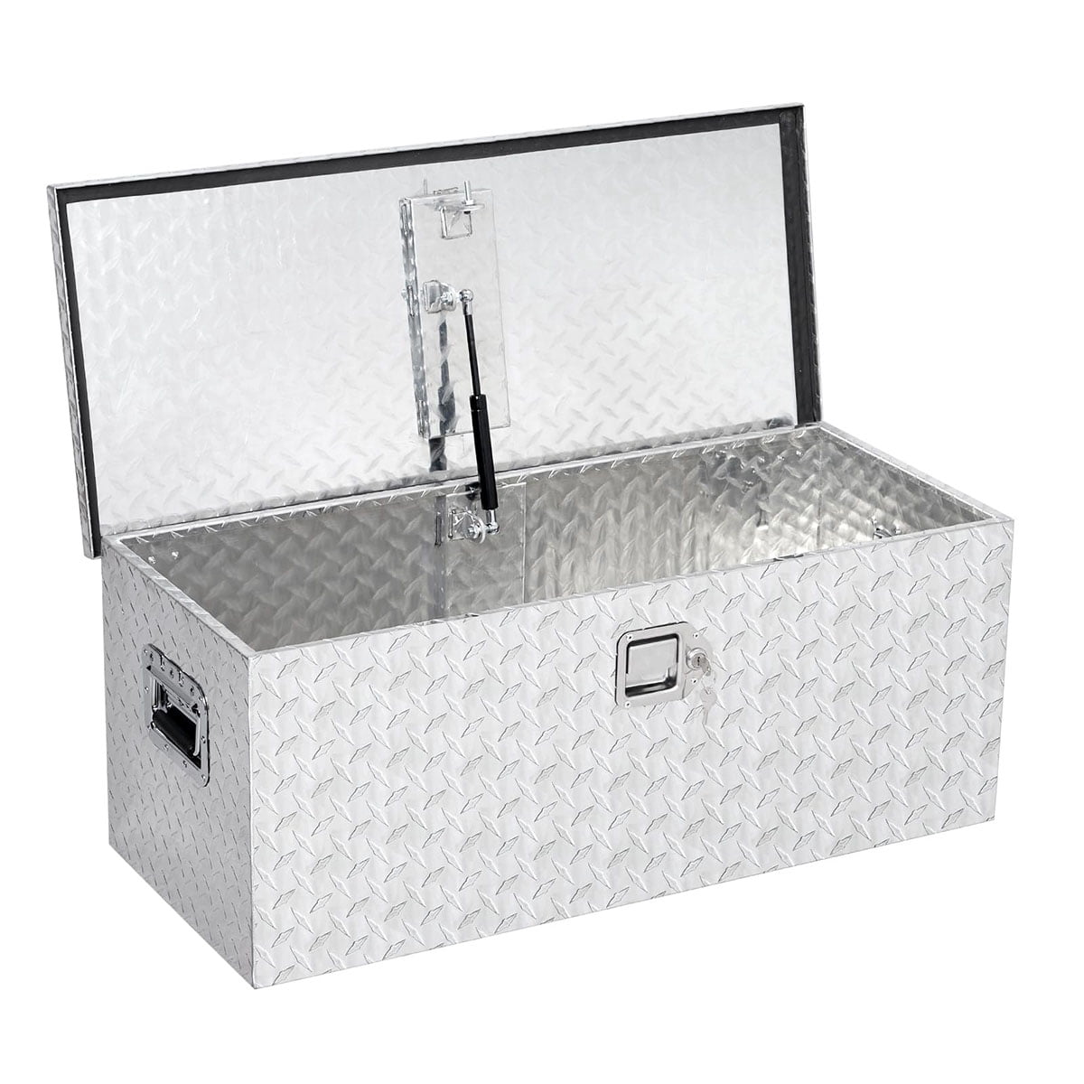 Danolapsi Aluminum Truck Bed Toolbox with Sliding Shelf, Heavy Duty ...