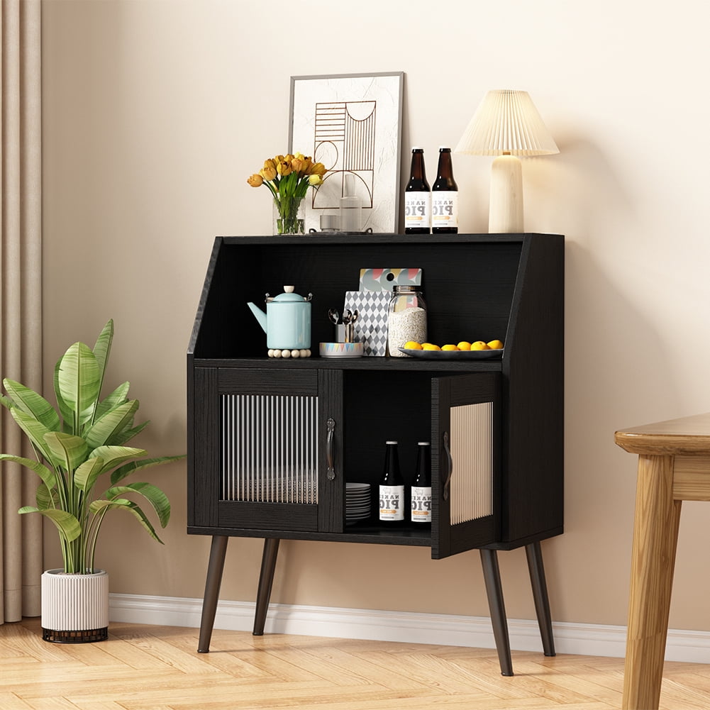 Danolapsi Buffet Storage Cabinet,Kitchen Accent Console Table with Open ...