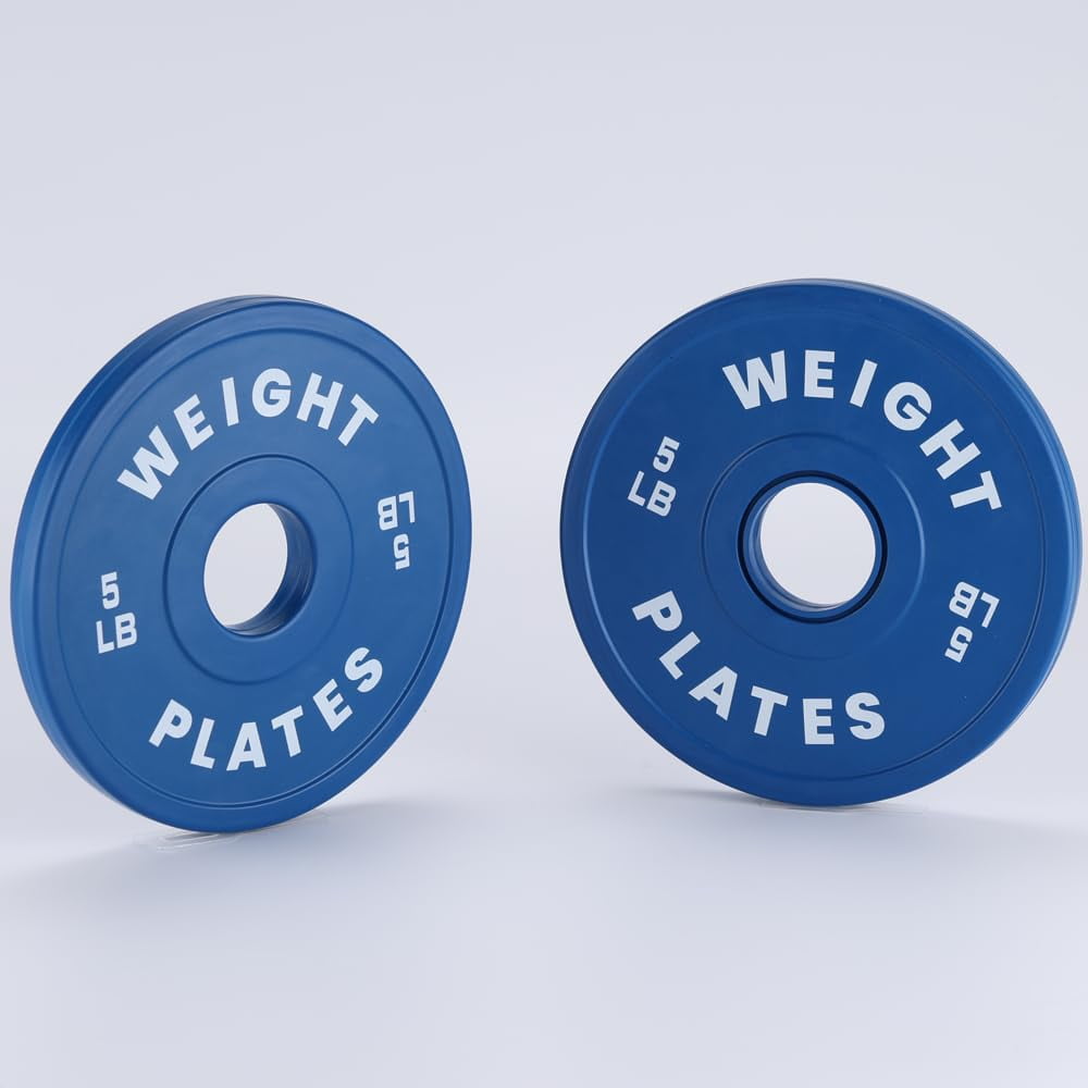 Danolapsi Bumper Plates,2 inch Rubber Weight Plates,1.25 LB,2.5LB 10 LB ...