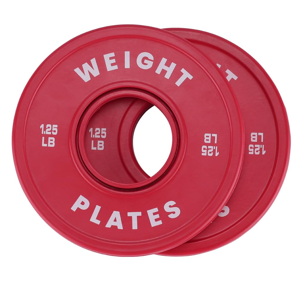 Danolapsi Bumper Plates,2 inch Rubber Weight Plates,1.25 LB,2.5LB 10 LB ...