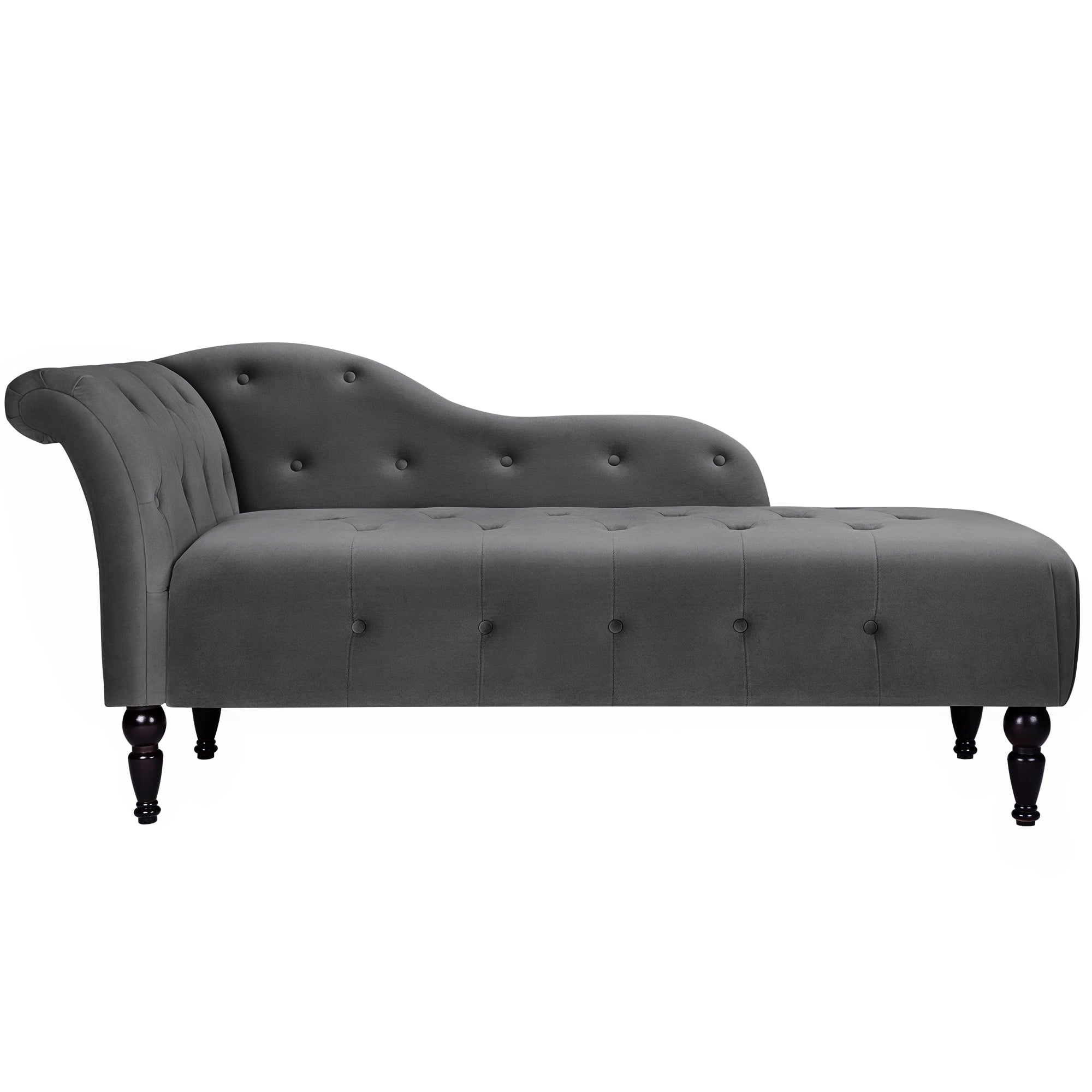 Danolapsi Chaise Lounge Indoor,Velvet Upholstered Chaise Lounge with ...