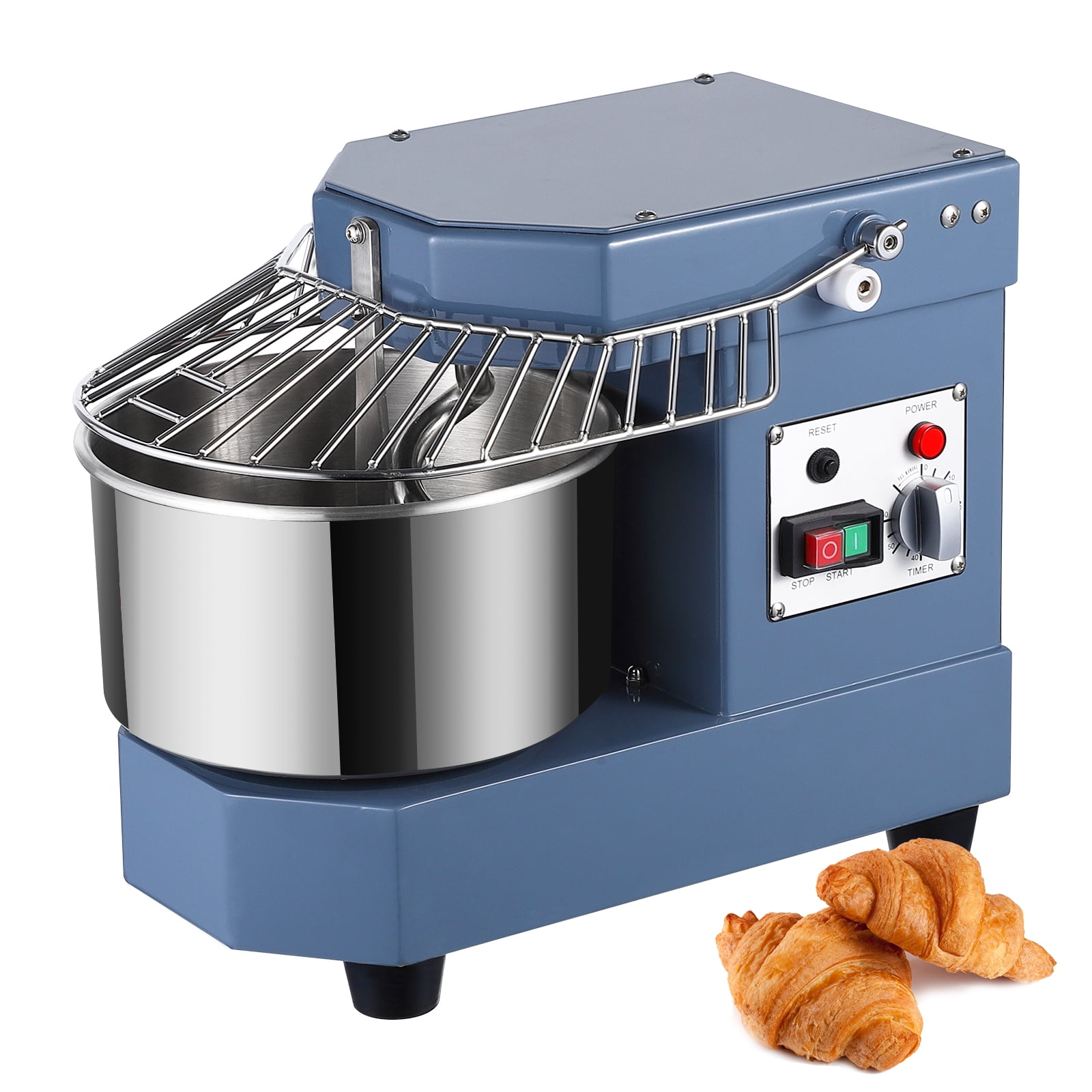 Danolapsi Commercial Dough Mixer,8 Quart Large Stand Mixer,Stainless ...