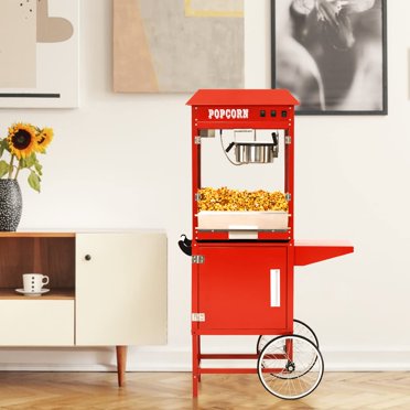 Great Northern Popcorn Pasadena Popcorn Popper Machine with Cart, 8 ...