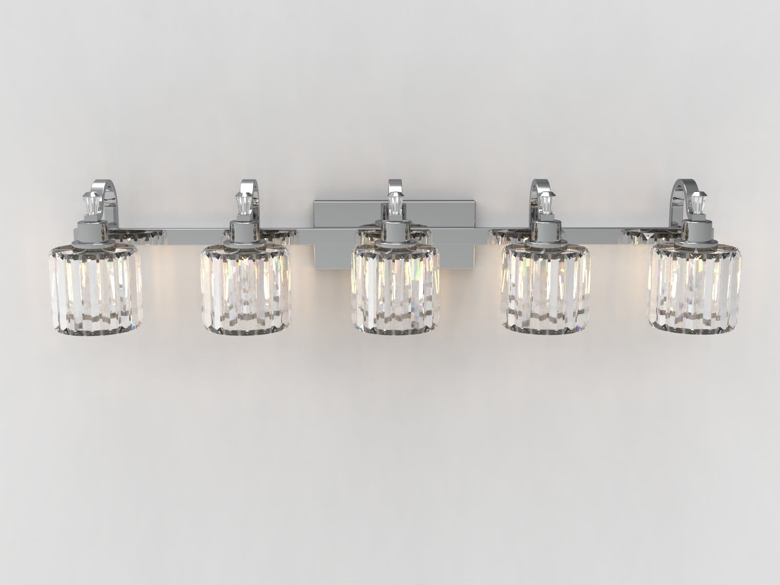 Danolapsi Crystal Vanity Lights Modern LED Bathroom Vanity Lights ...