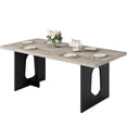 Danolapsi Dining Table for 6-8 People,71" Kitchen Table with Extra ...