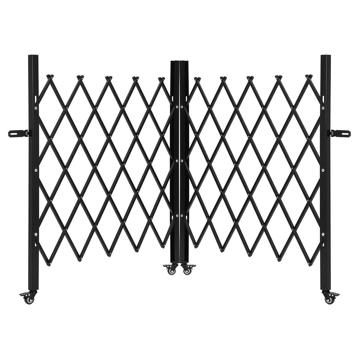 Danolapsi Double Expandable Gate,64"H x 120"W Folding Security Gate ...
