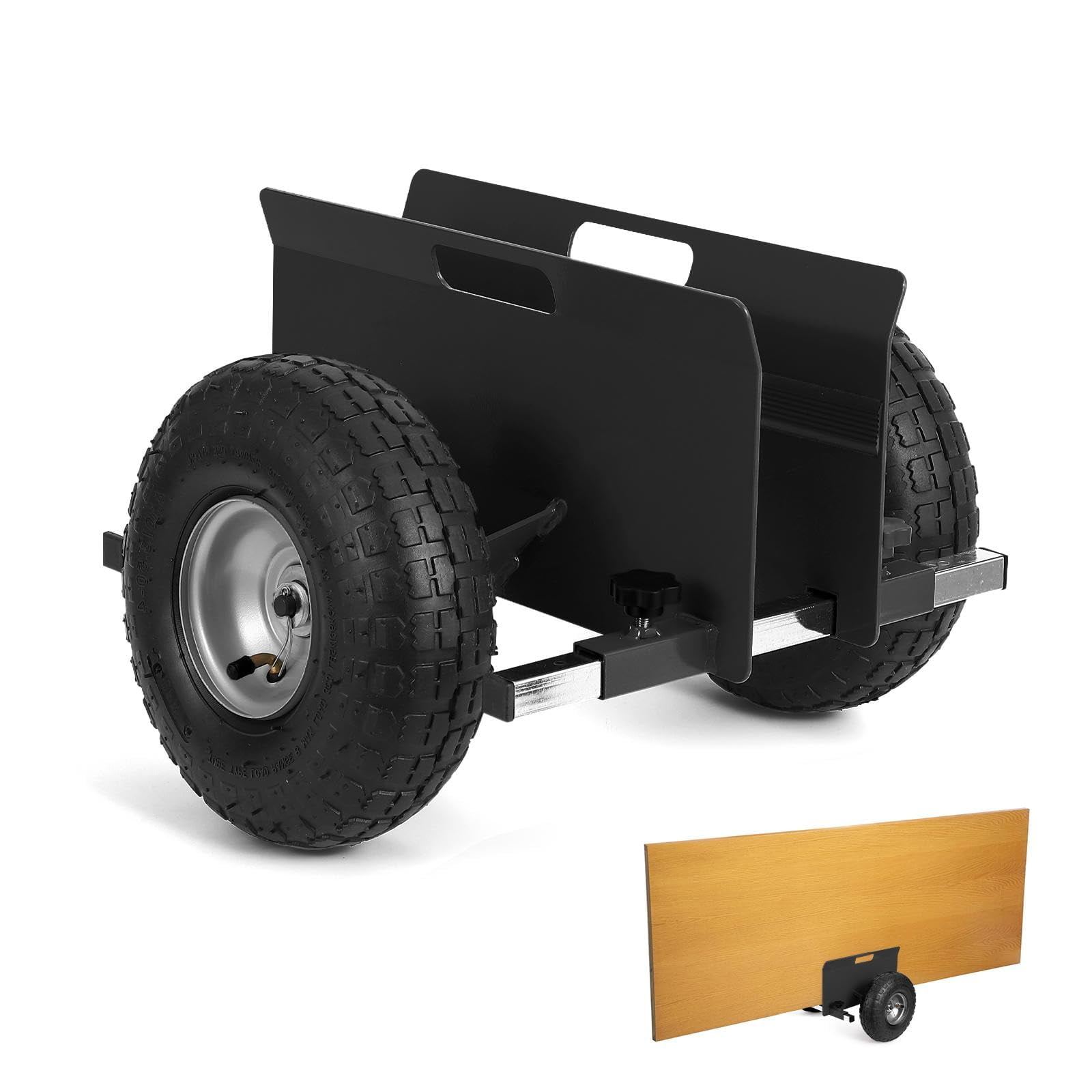 Danolapsi Drywall Cart,Panel Dolly with 10" Rubber Inflatable Tires ...