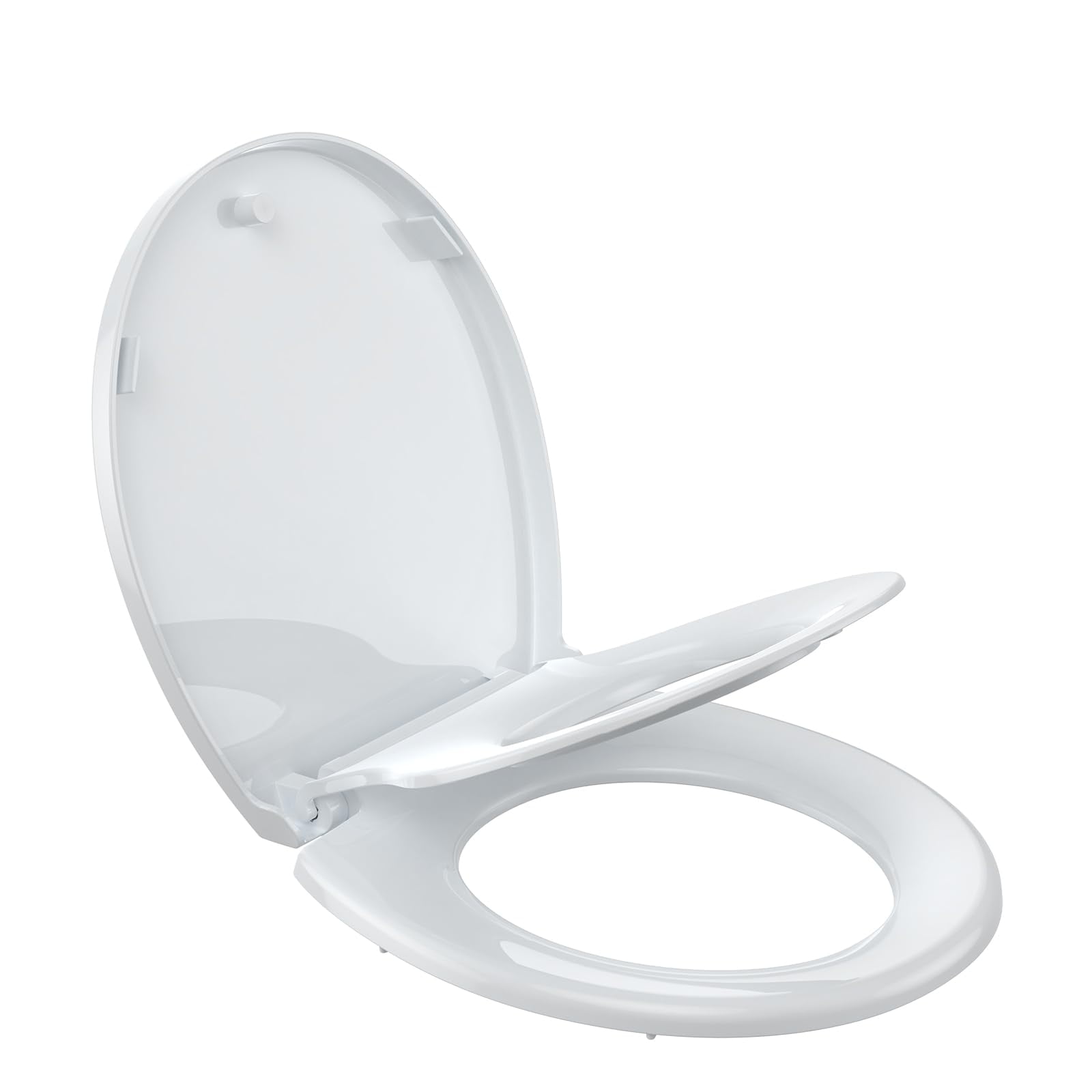 Danolapsi Elongated Toilet Seat Soft Slow Close Family Toilet Seat ...
