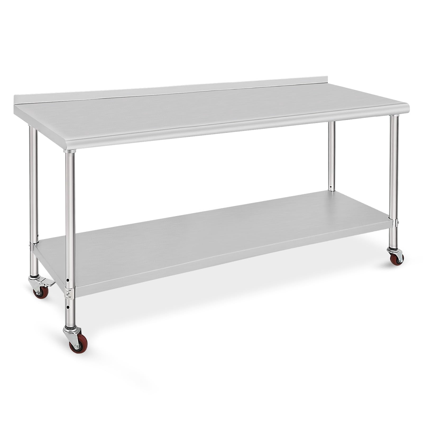 Danolapsi Food Prep Stainless Steel Table - 48x24x35 Inch Metal Table ...