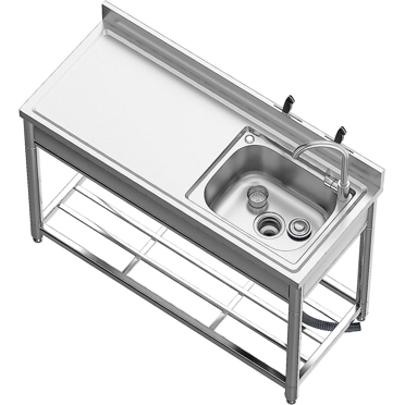 Domi Outdoor Kitchen Series Aluminum Outdoor Workbench Stainless Steel ...