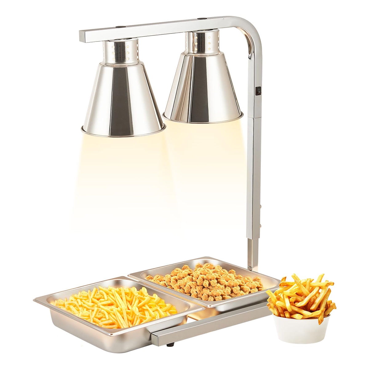 Danolapsi French Fry Warmer, 750W Commercial Heat Light Food Warmer ...