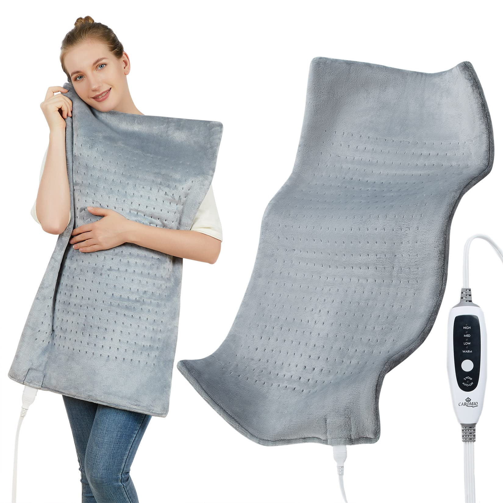Danolapsi Heating Pad for Back, Neck,and Shoulder Pain Relief,33"x17 ...