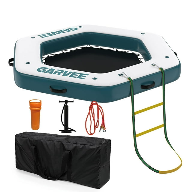 Danolapsi Inflatable Water Hammock Floating Dock Mesh, 8.5FT Sunchill ...