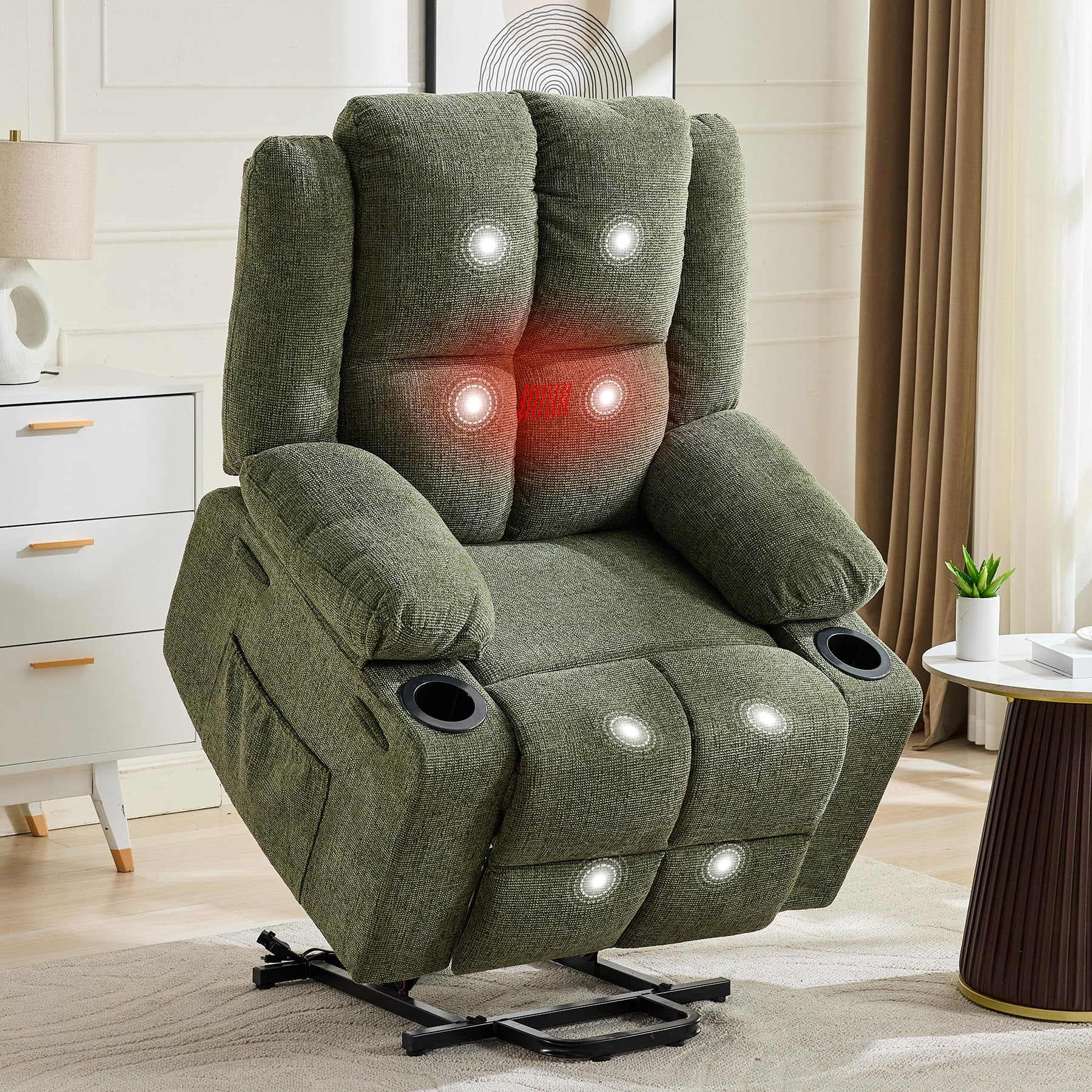 Danolapsi Oversized Power Lift Recliner Chair for Elderly with ...