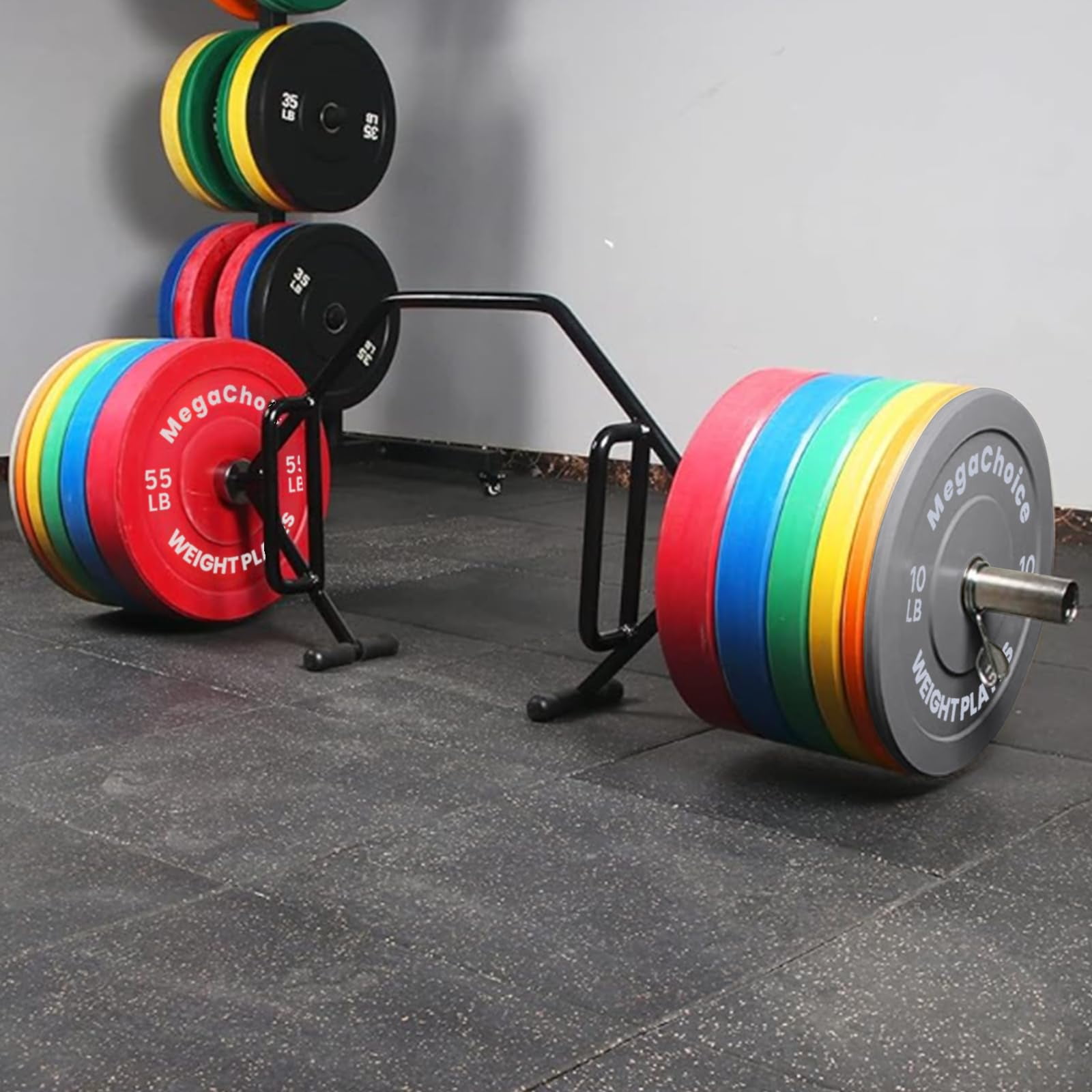 Danolapsi Rubber Color Coded Bumper Plate 2 Inch Barbell Plates for ...