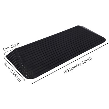 Nuvium 1" Rise Threshold Ramp, Aluminum Door Entry Ramp for Wheelchairs ...