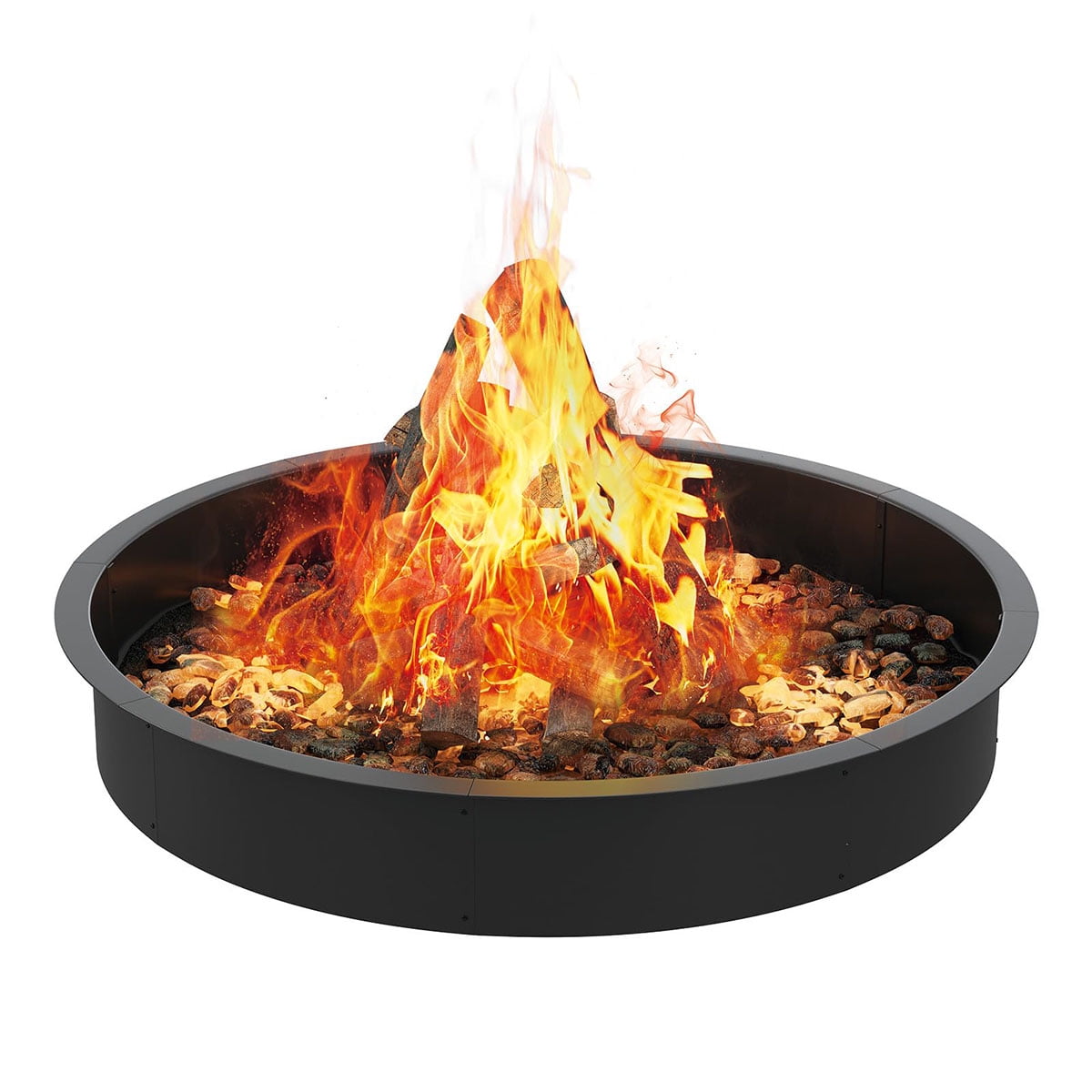 Danolapsi Smokeless Fire Pit Ring, Efficient Burning, Rust-Resistant ...
