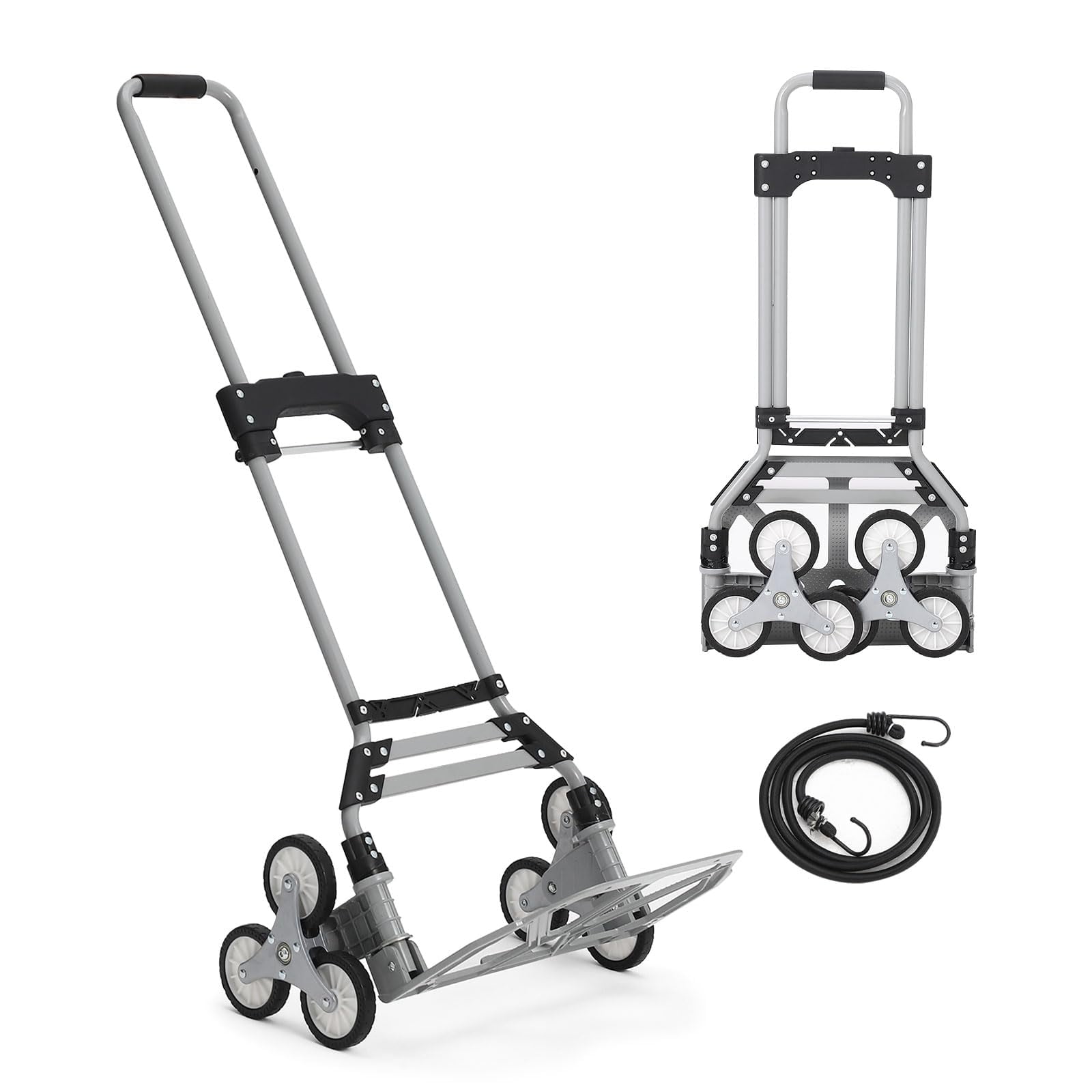 Danolapsi Stair Climbing Hand Truck Cart, 180 Lbs Load Capacity Folding ...