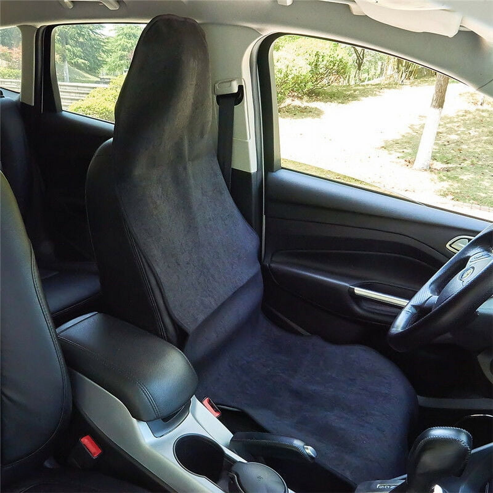 Danolapsi Sweat Towel Car Seat Cover Universal Fit Anti-Slip Bucket ...