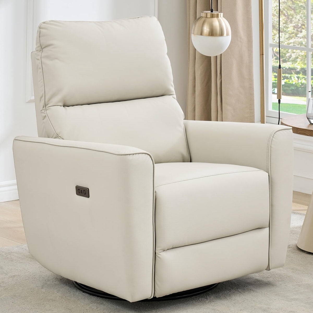 Danolapsi Swivel Rocking Nursery Chair Rocker Recliner Glider Deep Seat ...