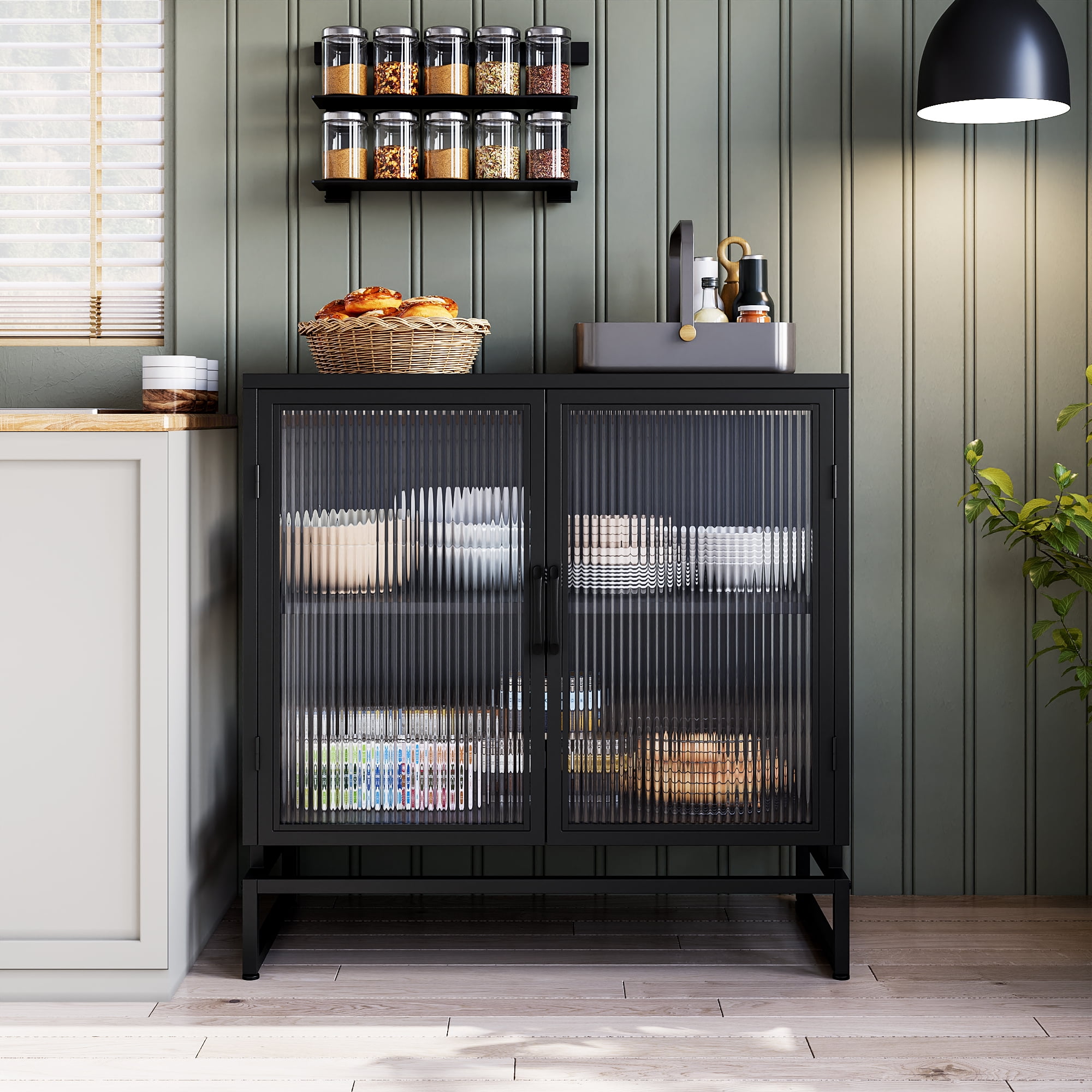 Danolapsi Wall Cabinetaccent Cabinet With Glass Doorsbuffet Cabinet 8890