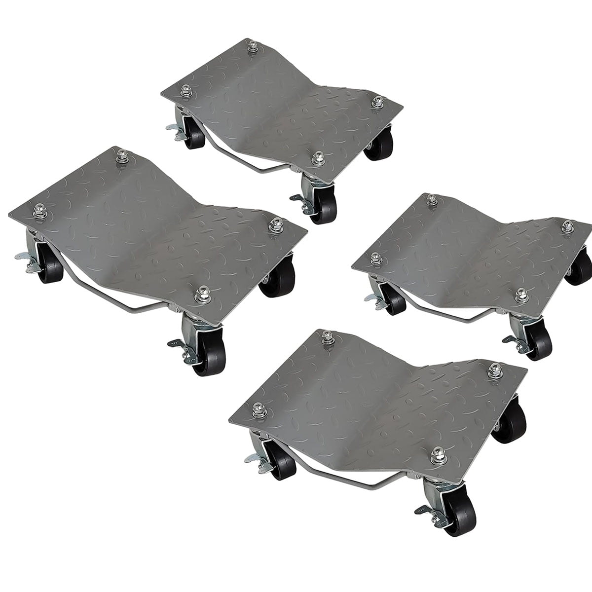 Danolapsi Wheel Dolly Set of 4, 6000 Lbs Load Capacity Vehicle Dolly ...