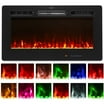 SAYFUT Electric Fireplace Insert 18'' Electric Stove Heater with Hearth ...