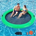 Danrelax 8FT Sunchill Round Inflatable Float Ring for Adults, Heavy ...
