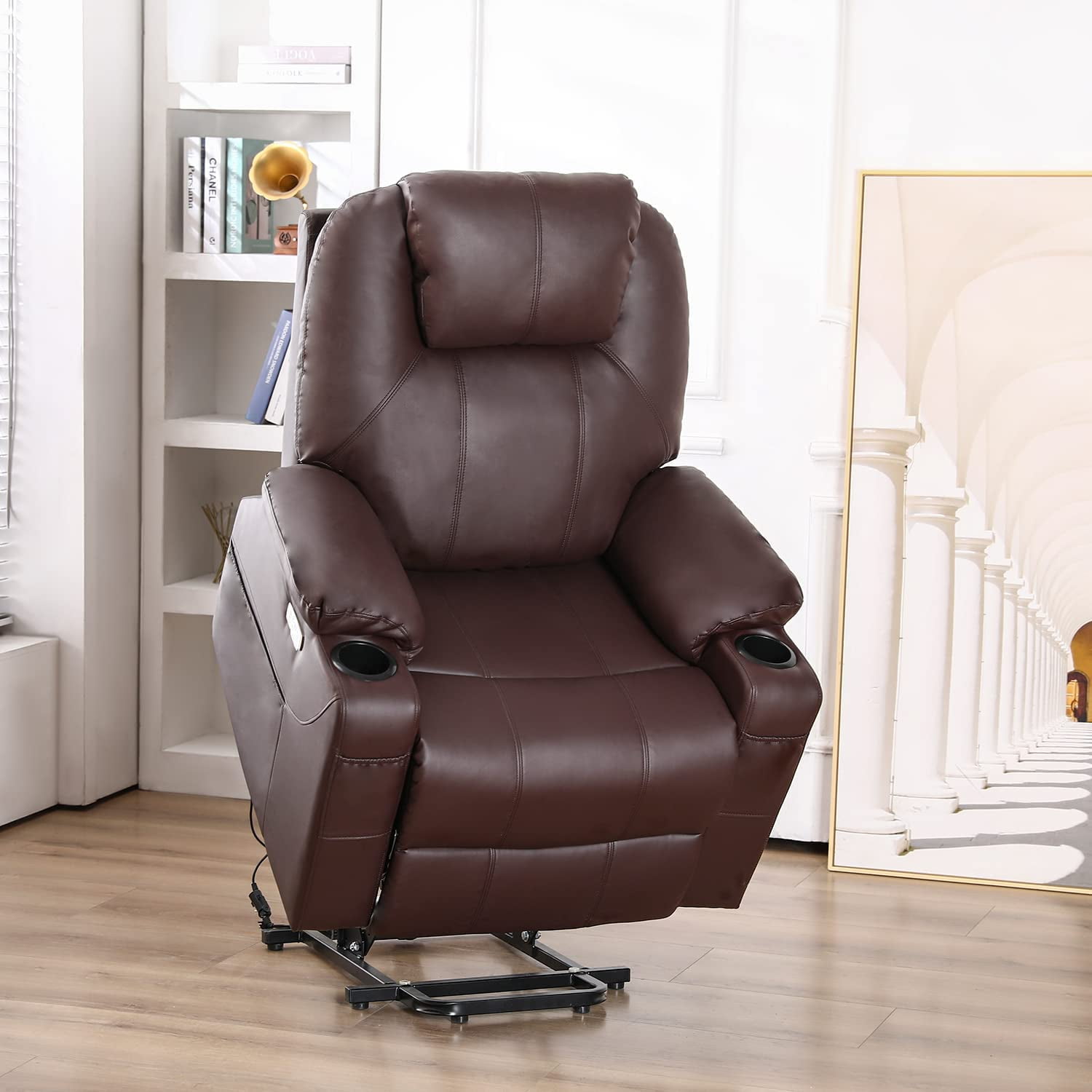 Danrelax Power Lift Recliner for Elderly with USB, Cup Holders, Side ...
