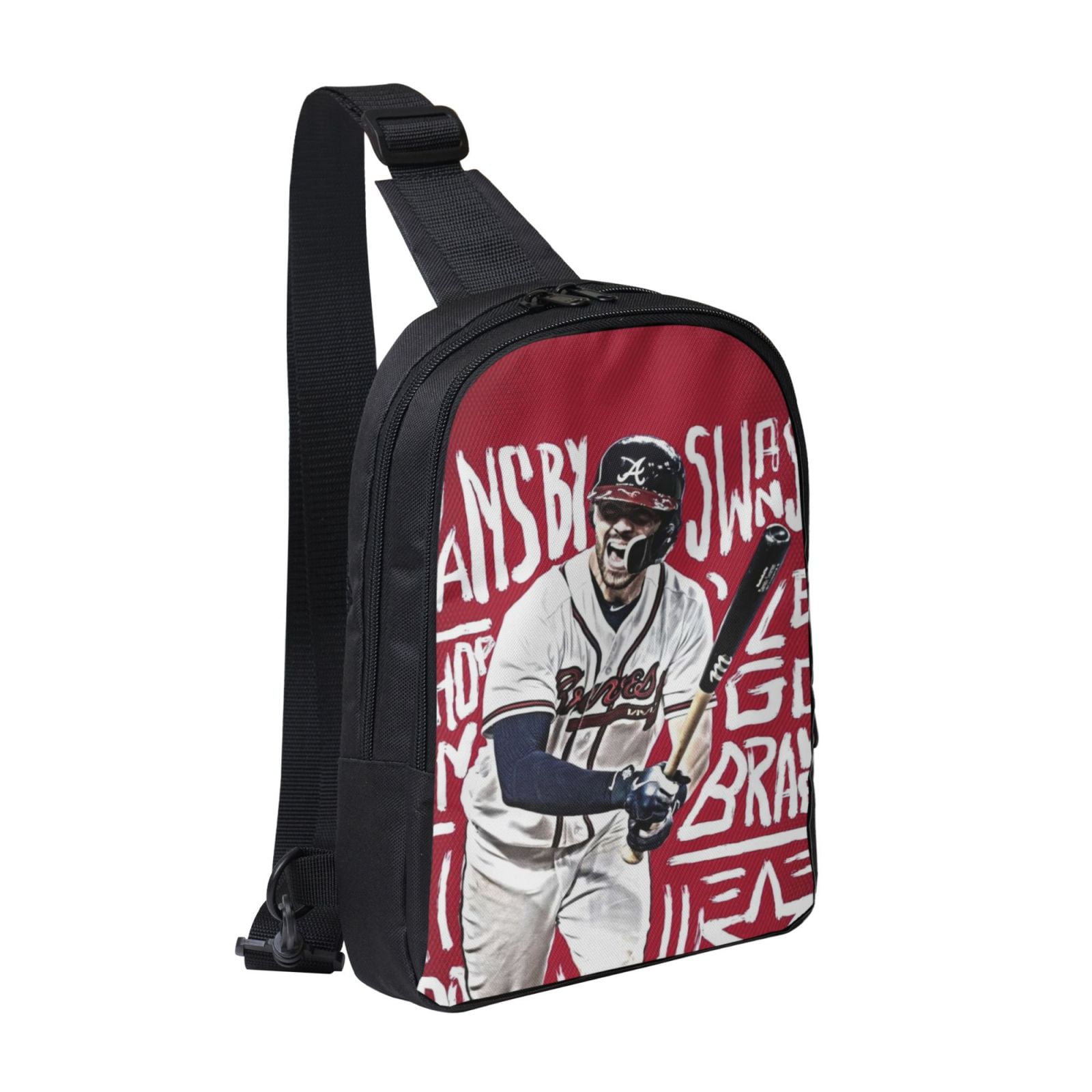 Dansby Swanson Sling Bag, Lightweight Crossbody Shoulder Backpack Water-Resistant Chest Bag With ...