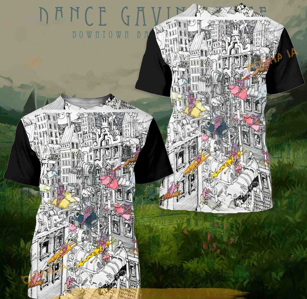 Danse Gavin Dance & 8211 Centre Ville Battle Mountain 3D Shirt ...