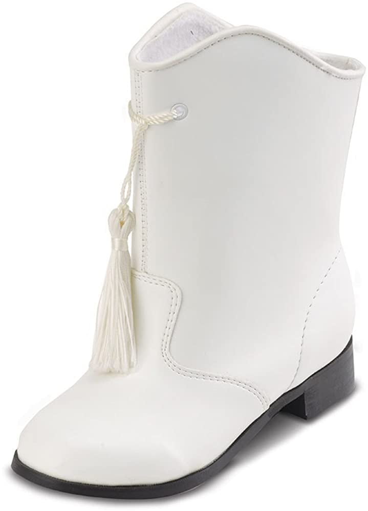 Danshuz Dance Majorette Boots - White, Size 7.5, Custom, Water ...