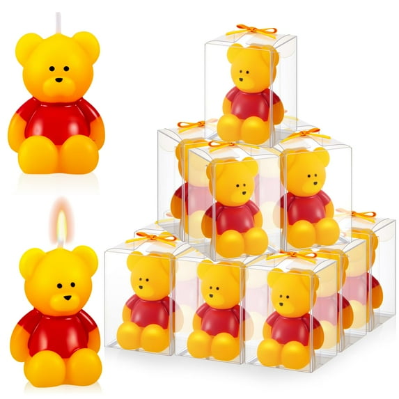 Dansib 24 Pcs Bear Baby Shower Candle Favors Honey Party Favors for ...
