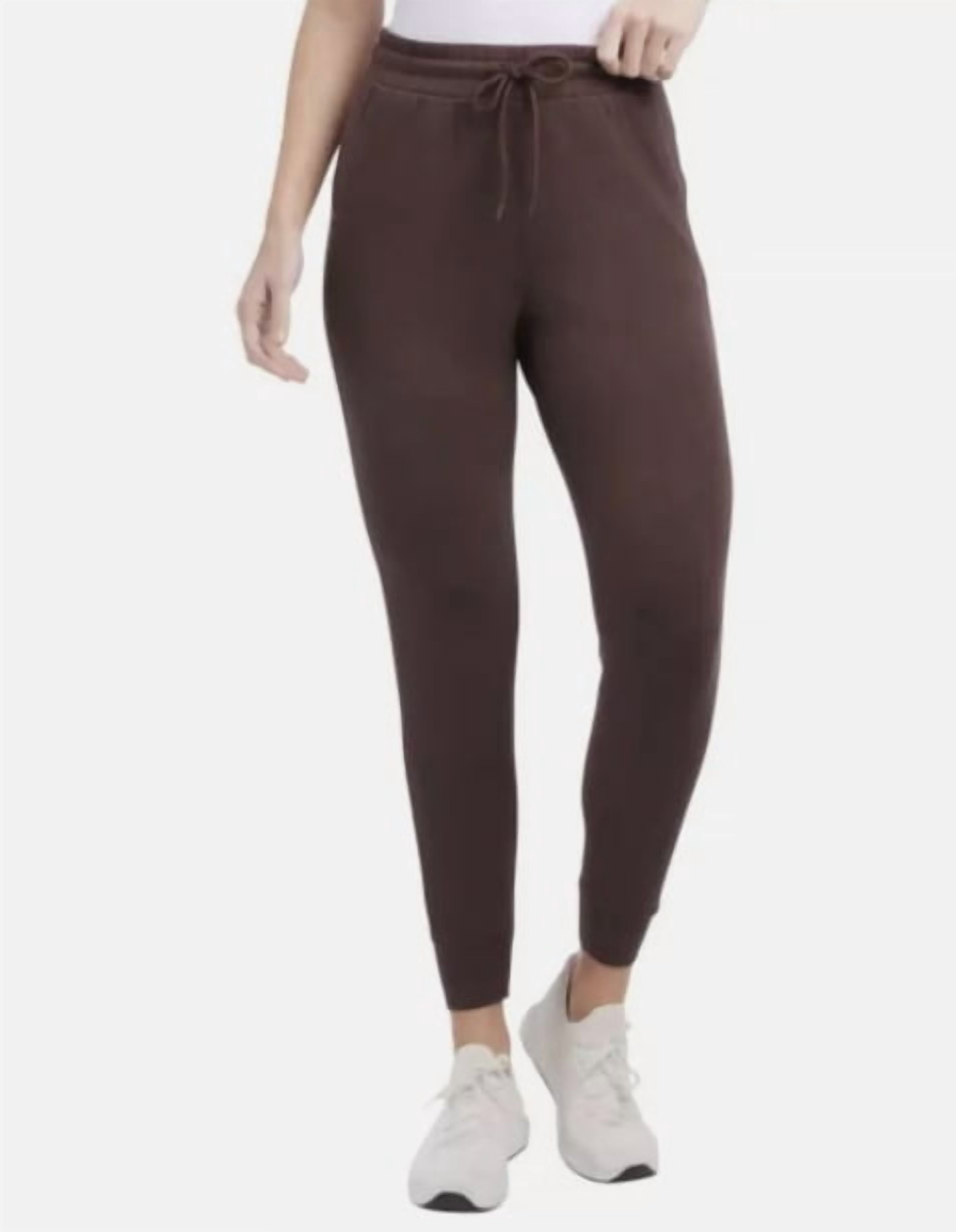 Danskin Women's Scuba Pants Super Soft Relax Style, Espresso, Medium ...