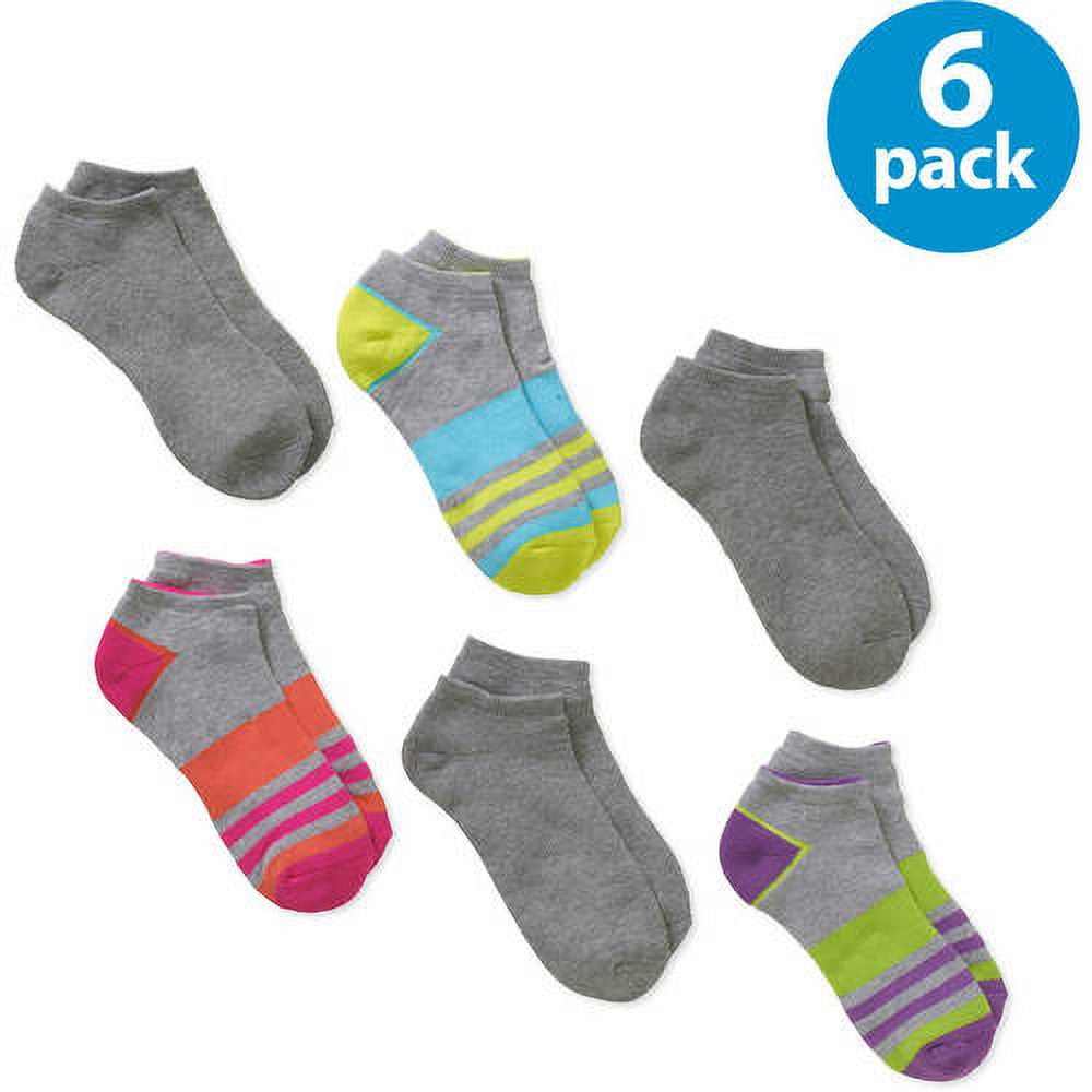 Danskin Max-Cushion NoShow Socks, 6 Pack - Walmart.com