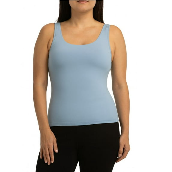 Danskin Woman's Crescent Bra Tank – Concrete Blue - Size XL - Walmart.com