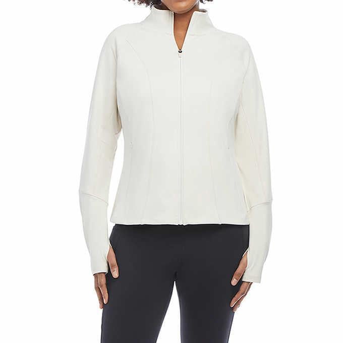 Danskin Women's Contour Yoga Jacket (Birch, Large) - Walmart.com