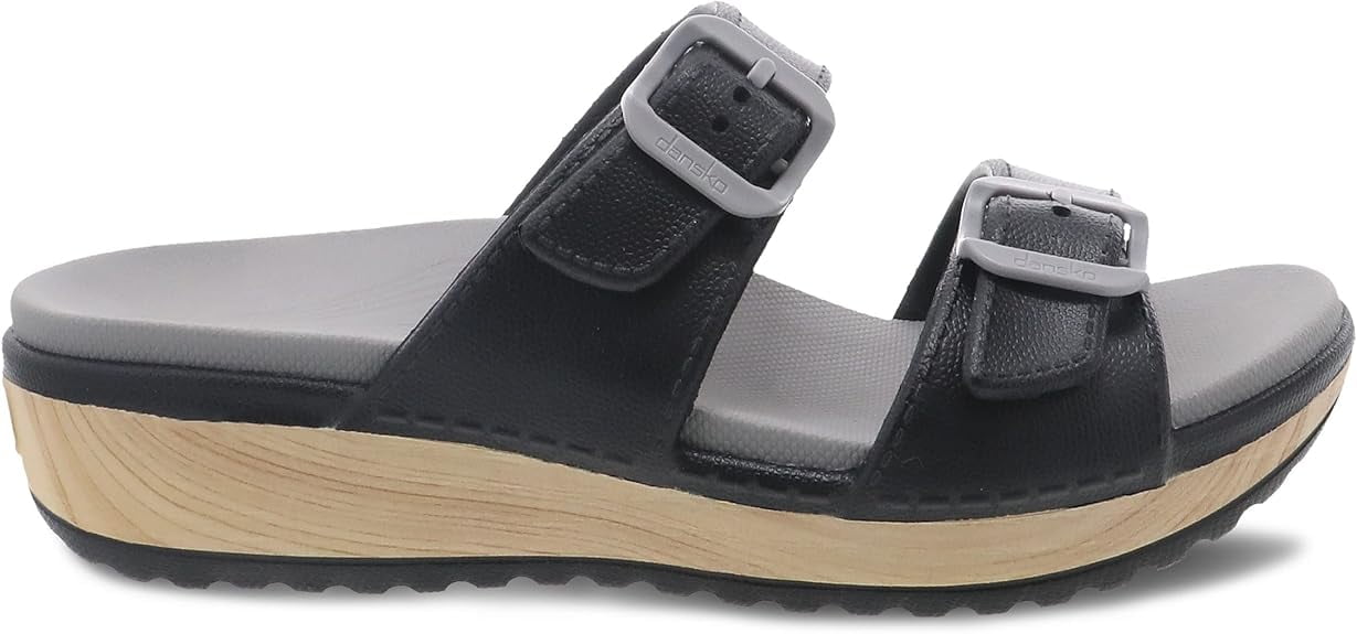 Dansko Kandi Slip-On Adjustable Sandal for Women – Lightweight and ...
