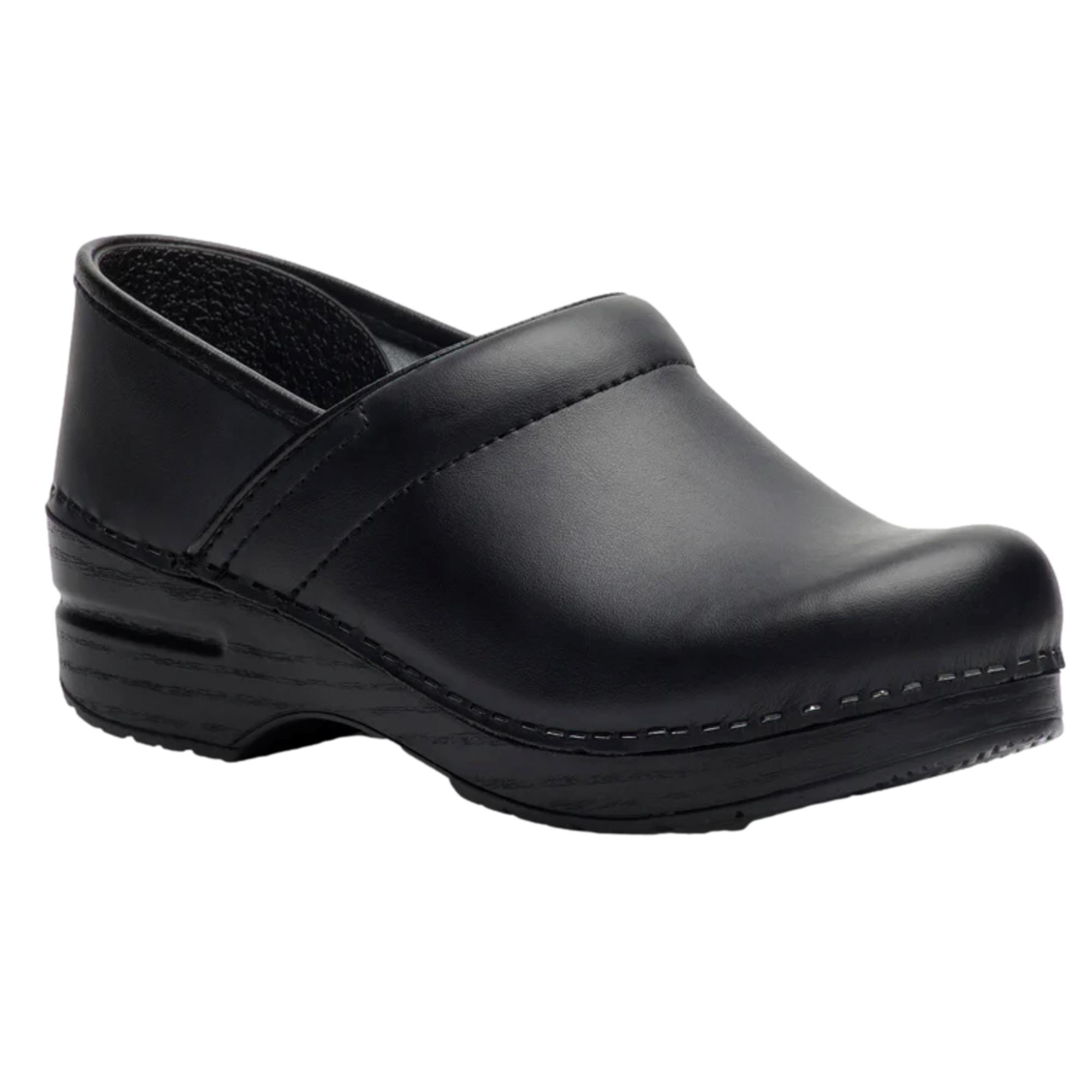 Dansko Professional Leather Clogs, Slip-on Work Shoe with Chunky Heel ...