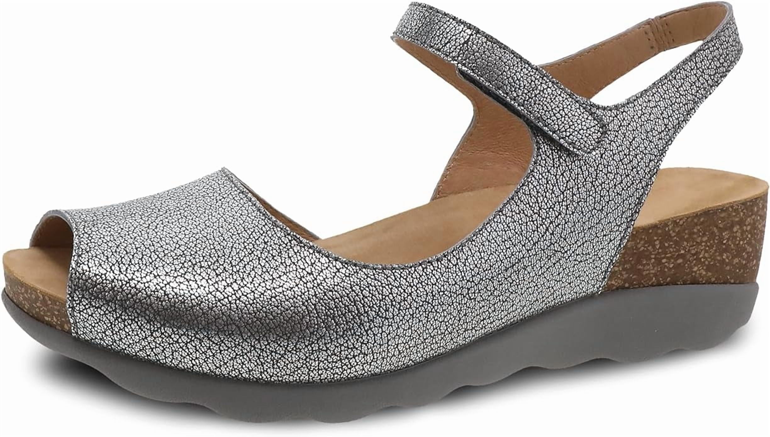 Dansko Women's Sandal Marcy, Pewter, 36 - Walmart.com