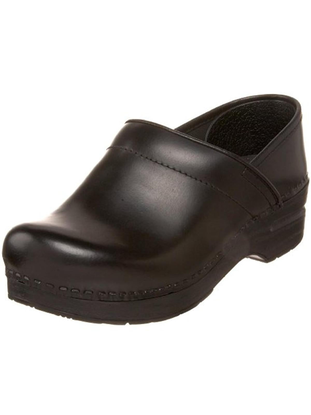 Dansko Womens Wide Pro Cabrio Leather Work Shoe Clogs - Walmart.com